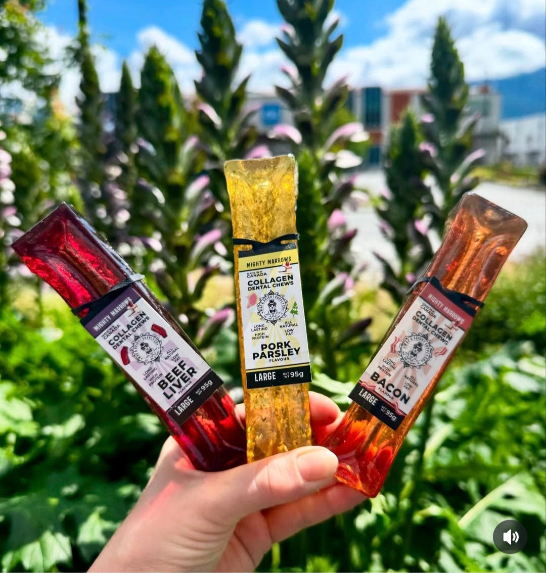 Mighty Marrows - Collagen Dental Chews - By Wag & Bright Supply